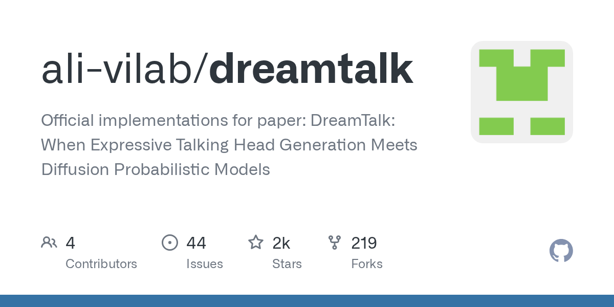 dreamtalk on Pinokio